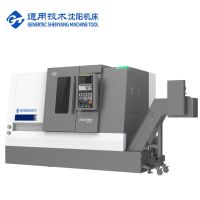 Quality SMTCL CNC Turning Center HTC40Hm BMT55 12 Positions Power Turret CNC Lathe Mill Combo With Y Axis for sale