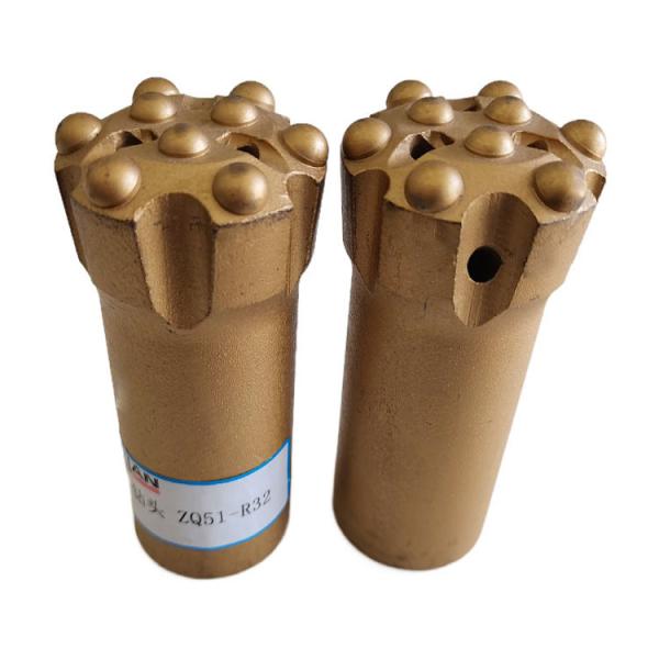 Quality R32 51mm Tungsten Carbide Threaded Button Bits Bolting Drifting for sale