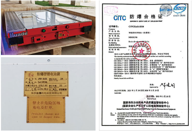 Explosion-Proof Radio Shuttle Racking