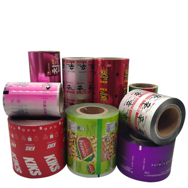 Quality Food Packing Plastic Laminated Roll Film With Aluminum Foil Material for sale
