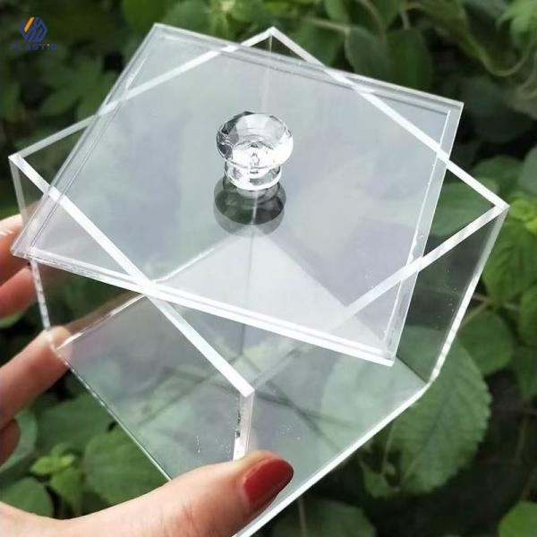 Quality Custom Printing Clear Acrylic Plastic Boxes , Jewelry Storage Box For Organizing for sale