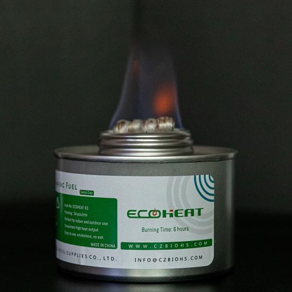 Quality 24 Pack Handy Wick Liquid Safe Heat 6 Hour Chafing Fuel Gel With Wick for sale
