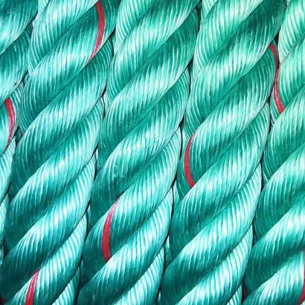 Quality Twisted PE Rope 100% Virgin Material PE Twisted 3 Strands Rope for sale