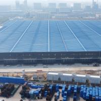 Quality Industrial Steel Structure Workshop with PU Sandwich Panels for sale