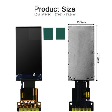 Quality Polcd ST7735S 0.96 Ips Display 80X160 Pixels 10.8Mm TFT LCD Display for sale