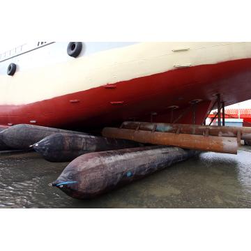 Quality Safety Ship Launching Black Rubber Inflatable Marine Airbags 3-24m for sale