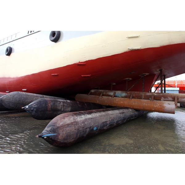 Quality Safety Ship Launching Black Rubber Inflatable Marine Airbags 3-24m for sale