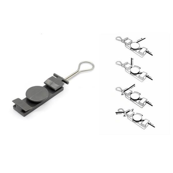 Quality FTTH Clamp Fiber Optic Cable Accessories for sale