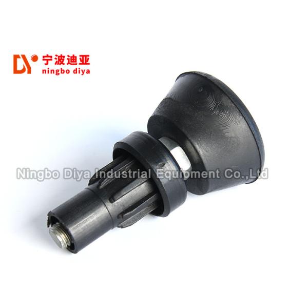 Quality Durable Pipe Clamp Clip Adjustable Rubber Foot With Zinc Plated Screw for sale