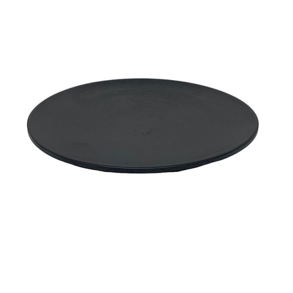 Quality Cafeterias Black Melamine Salad Plate Durable Imitation Porcelain for sale