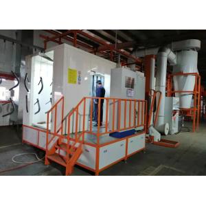 Quality High Speed 99.2% Industrial Powder Coating Paint Booth Modular Design for sale