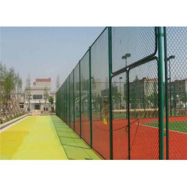 Quality Residential / Commercial Chain Link Mesh Fence Maximum Visibility For Protection for sale