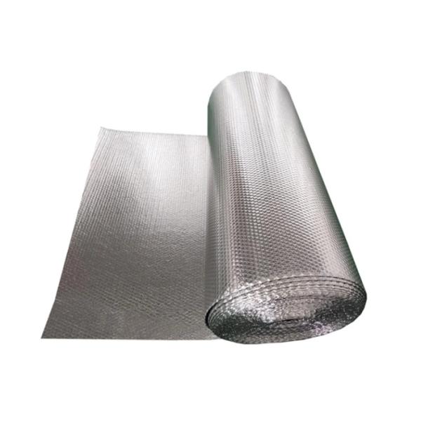 Quality Metallic Double Bubble Wrap Aluminium Bubble Foil Insulation For Roof for sale