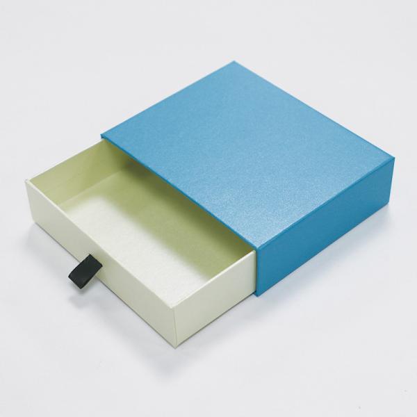 Quality Glossy Lamination 3mm Kraft Paper Cardboard Drawer Boxes for sale