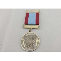 Quality York Reward Round Custom Medal Awards , Brass Stamped With Enamel for sale