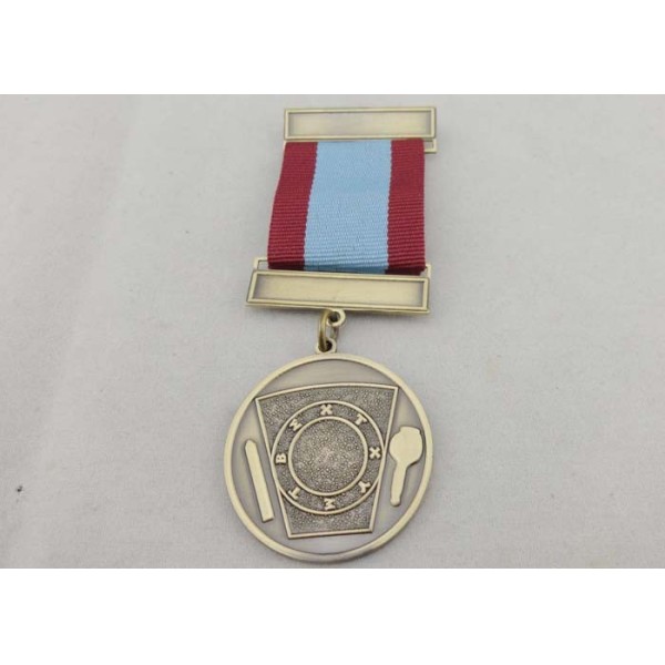 Quality York Reward Round Custom Medal Awards , Brass Stamped With Enamel for sale