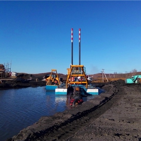 Quality 14 Inch 2000m3/H Cutting Suction Dredger 1500 Meters Discharging for sale