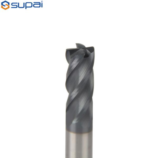 Quality CNC Hard Metal Corner Radius Milling Cutter Tungsten steel End Mill 4 Flutes R for sale