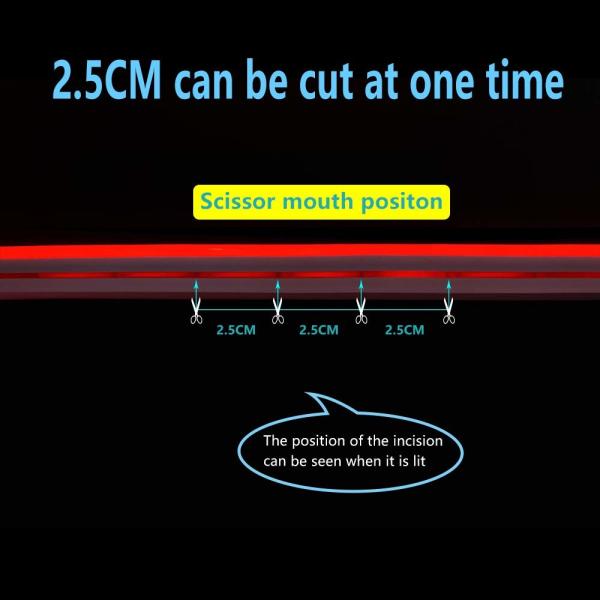 Quality Extra Thin Led Neon Flex Rope Light High Brightness Horizontally Bending for sale