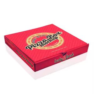 Quality Recycling Pizza Boxes Eco-Friendly Customizable Fast Food Packaging Free Design for sale