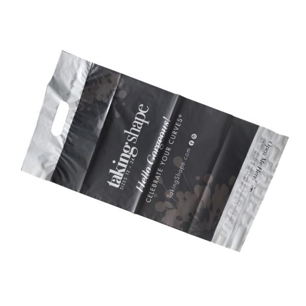 Quality Lightweight 5mil Flexible Mailing Envelopes Die Cut Handle Bags for sale