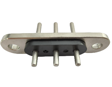 Quality -70℃~ 300℃ 10A - 30A Electroless Nickel Hermetic Compressor Terminals with Bolts for sale