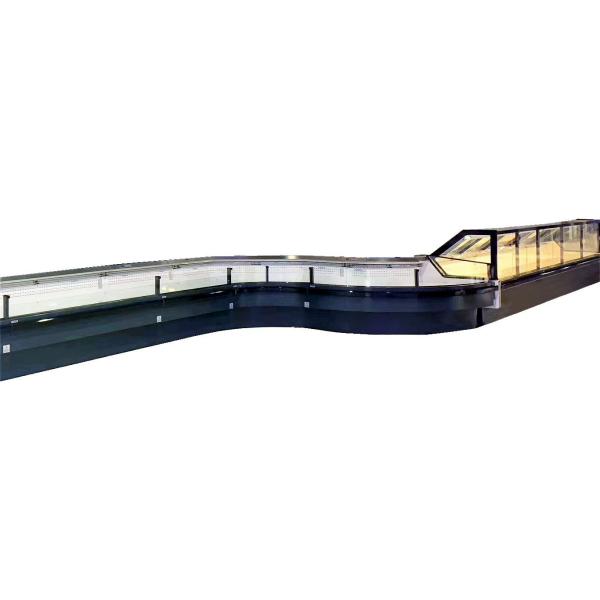 Quality Supermarket Fan Cooling Display Chiller For Sausages for sale