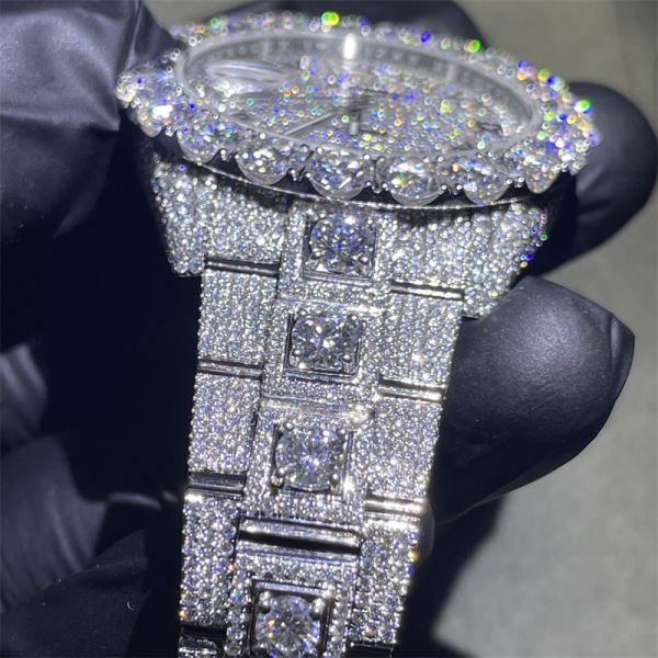 Quality Bust Down Diamond Studded Watch for sale