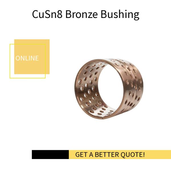 Quality Flanged Bronze Bushings Plain CuSn8 Mesh for sale