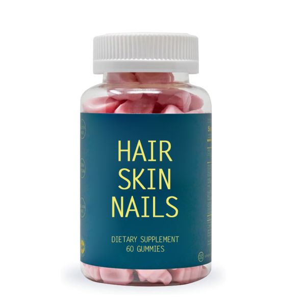 Quality Customized Formula Low Sugar Fruit-flavored Gummy Vitamin Supplements for Hair Skin Nails for sale