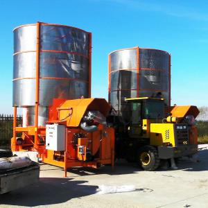 Quality 55 Ton Per Batch Mobile Maize Dryer With Italian Riello Burner for sale