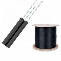 Quality 1 Core Fiber Optic Drop Wire FTTH Indoor Butterfly Cable for sale