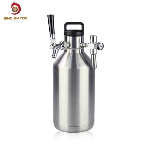 Quality 128OZ Vacuum Insulated Beer Keg Dispenser for sale