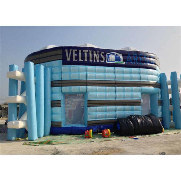 Quality Big Football Station Kids Inflatable Playground , Big Party Inflatable Football for sale