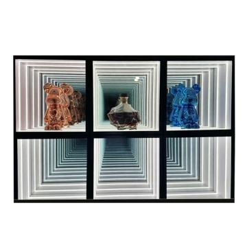 Quality DC12V/AC110-220V Voltage Infinity Mirror Abyss Display Cases for Your Store for sale
