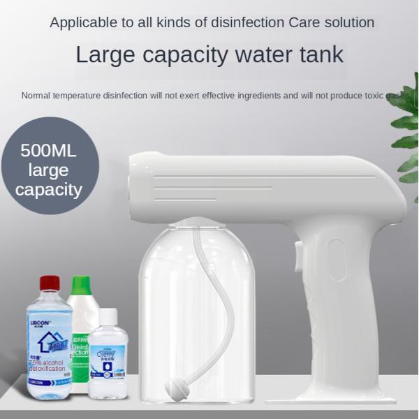 Quality Lithium Battery Blue Light Disinfection Spray Handheld Antibacterial 500ml 50-60Hz for sale