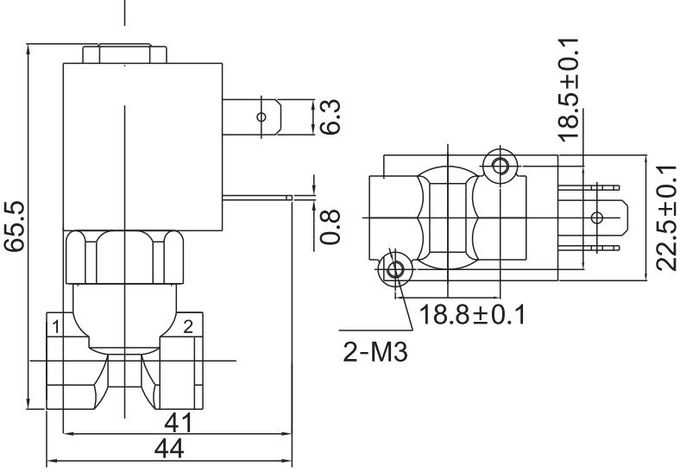 5503 CEME Type Brass Solenoid Valve For Electronic Steam Iron Cleaner 12V 24V 110V 220V 1