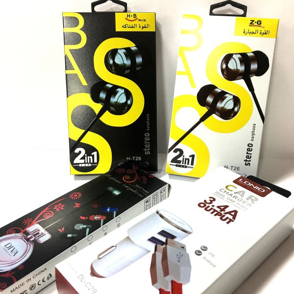 Quality CMYK / Pantone Electronics Packaging Box Hanging Earphone Packaging Box for sale