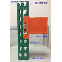 Quality Industrial Storage Steel Pallet Rack Shelving Step Beam Corrosion Protection for sale