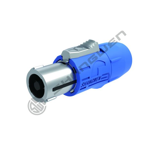 Quality Female Quick Lock 4 Pin Loudspeaker Connector for Industrial Electronics for sale