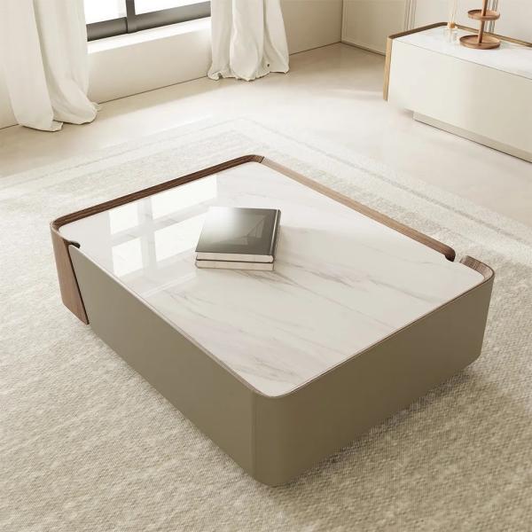 Quality modern square coffee table set luxury coffee table for sale