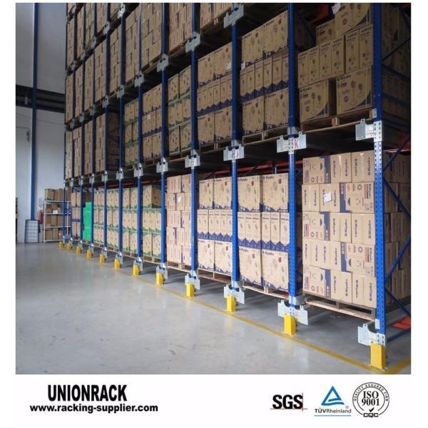 Quality High Density Pallet Shuttle Racking System Warehouse Rack And Shelf 2T for sale