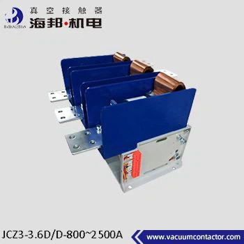 Quality 3.6kV 3 Phase Vacuum Contactor Medium Voltage For AC 50 - 60Hz Power Systems for sale