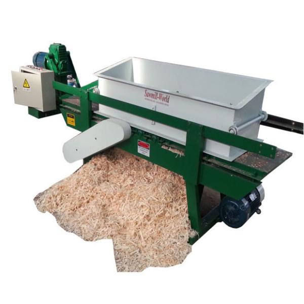 Quality 16pcs Blade Wood Shaving Machine 0.18 Ton Wood Wool Making Machine for sale