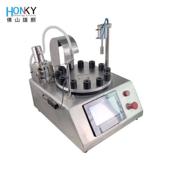 Quality 2400 BPH Semi-Automatic Vial Capping Machine with Ceramic Pump and GMP for sale