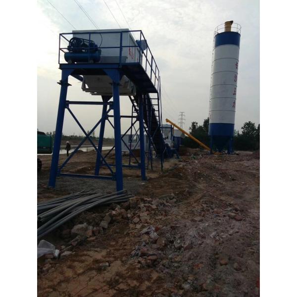 Quality Hzs25 Full Automatic Concrete Batching Plant Automatic PLC Control Concrete for sale