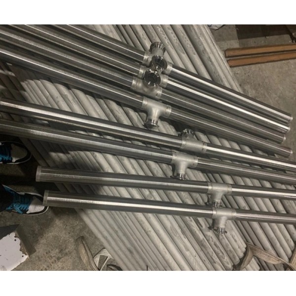 Quality 89mm SS Strainer Filter Customized Continuous Slot Well Screen for sale