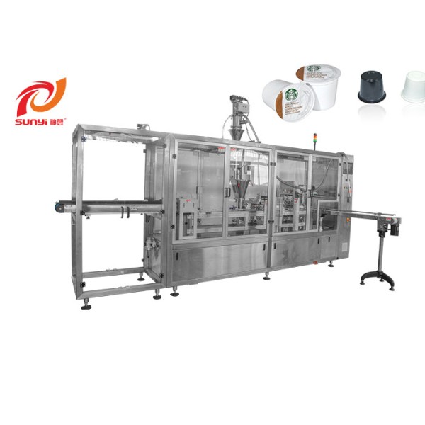 Quality SUNYI Double Lanes K Cup Coffee Pod Filling Machine for sale