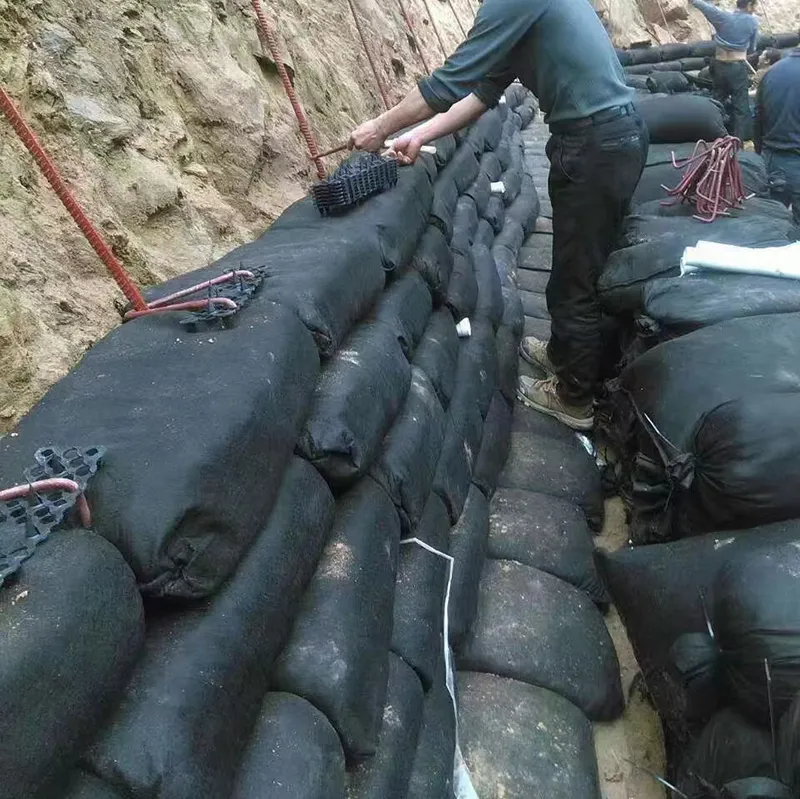 Nonwoven Geobag Polyester/PP Geobag for Slope Protection and Grass Dam to Protect Ecological Environment