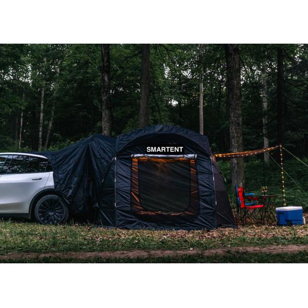 Quality Black Waterproof Ripstop Polyester Fiberglass Tesla Camping Tent For Model Y Easy Setup And Enhanced Ventilation for sale